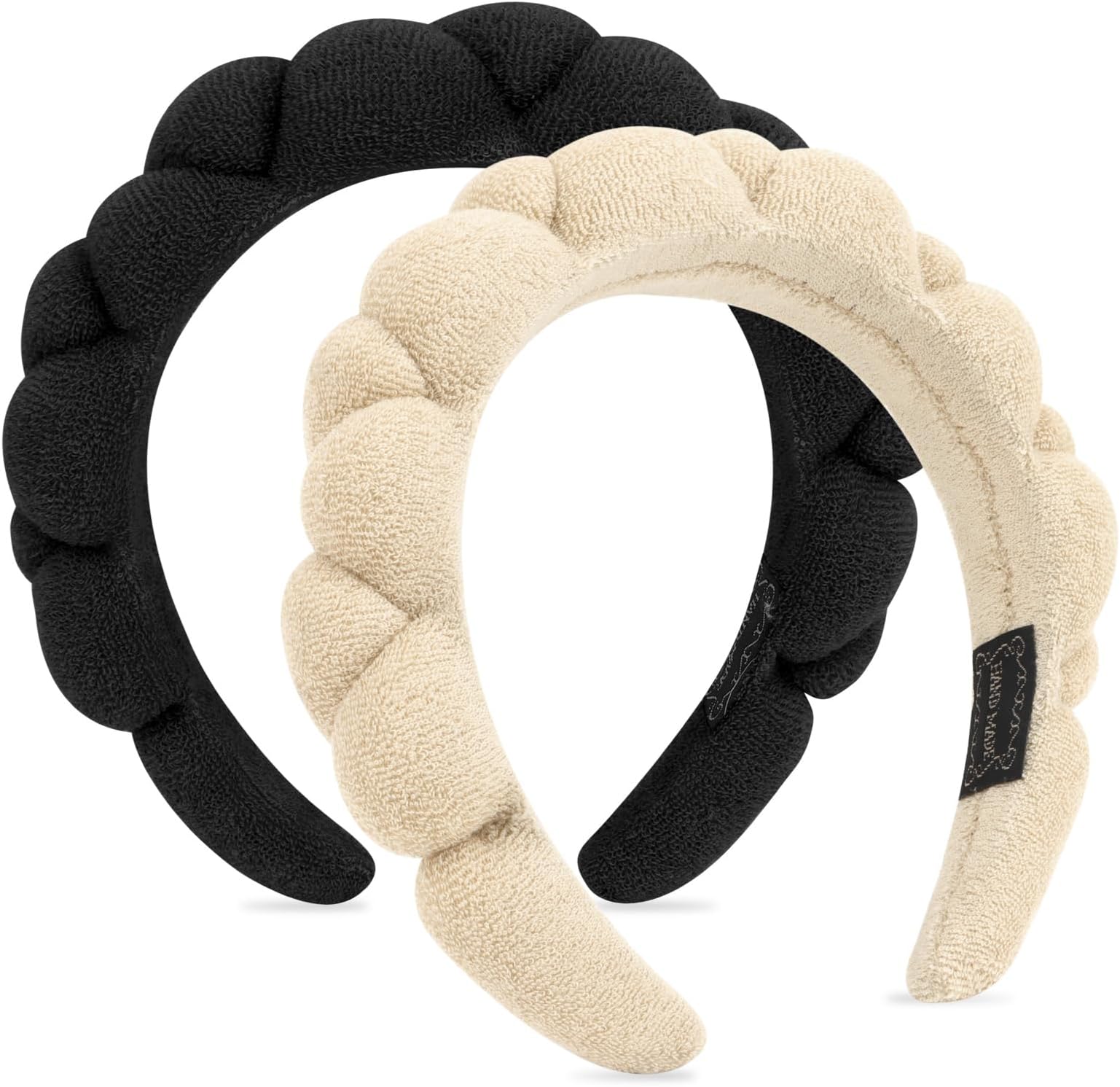 Amazon.com : WHAVEL 2 Pack Spa Headband for Washing Face, Get Ready ...