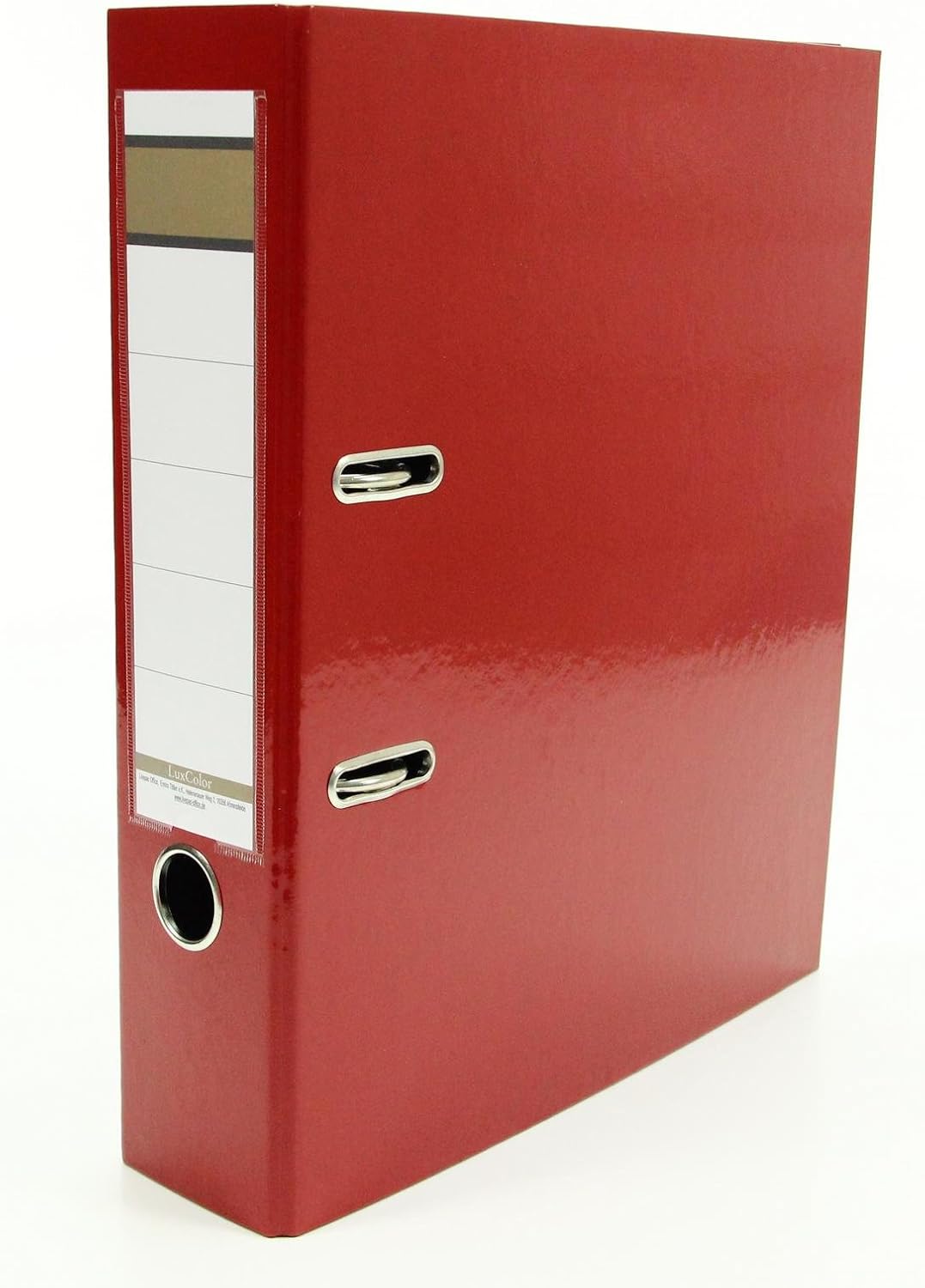 Livepac Caribic Glanz-Ordner / DIN A4 / 75mm breit / Farbe: bordeaux ...