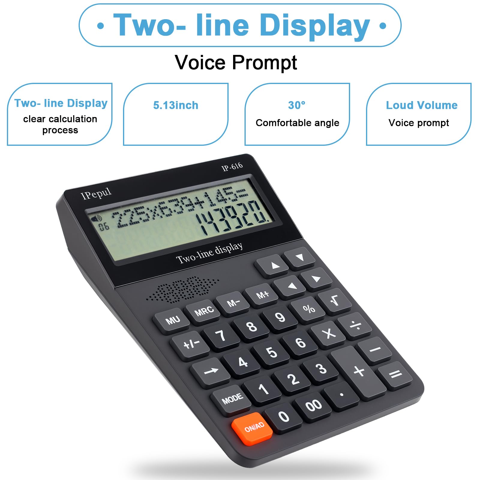 Snapklik.com : Desk Calculator, IPepul Basic Desktop Calculators Big ...