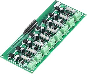 Optocoupler Isolation Board, Level Output Module, 8 Channel PLC Voltage ...