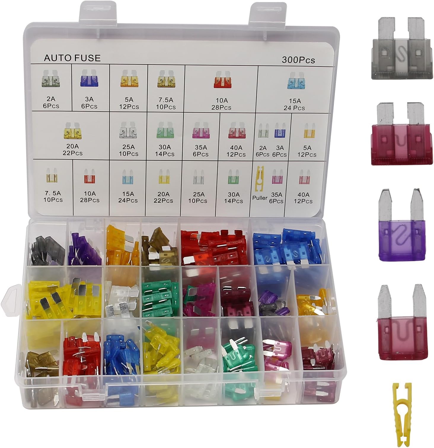 Amazon.com: ATD Tools 382 100-Piece Mini-Care Fuse Assortment : Automotive