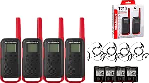 Amazon.com: Motorola Solutions Portable FRS Talkabout T210 Two Way ...