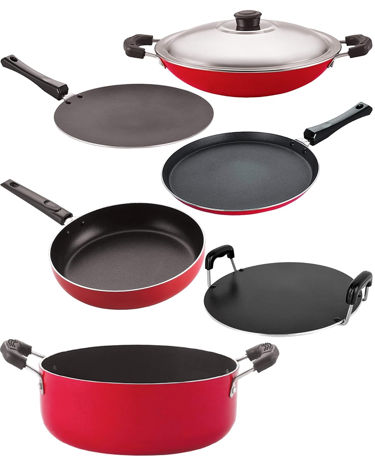 Buy Nirlon Aluminium Non Stick Kitchen Utensil for Cooking Pots and Pan ...