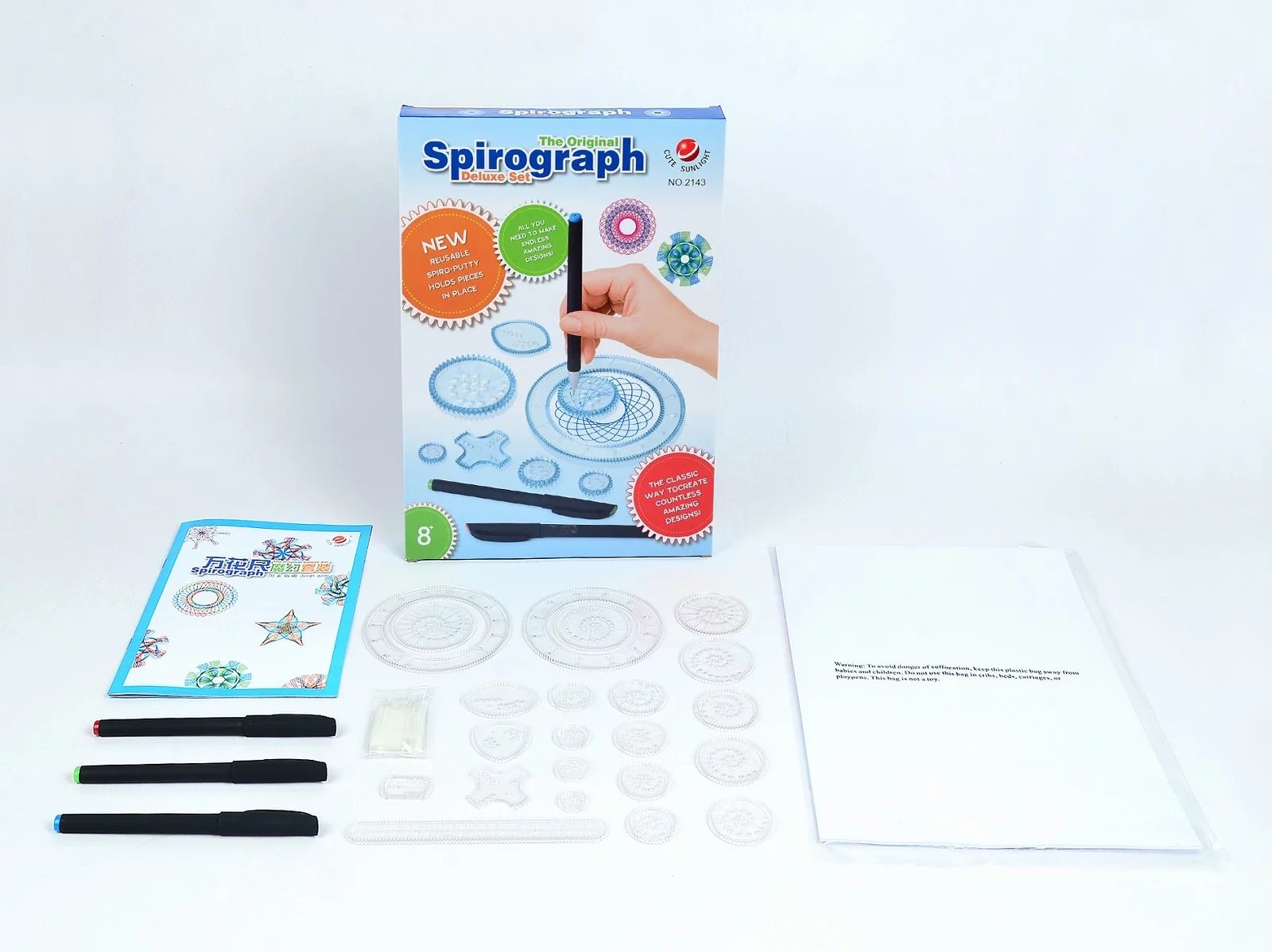 Spirograph For Adults SPIROGRAPH THE ORIGINAL DESIGN SET NEW. 30