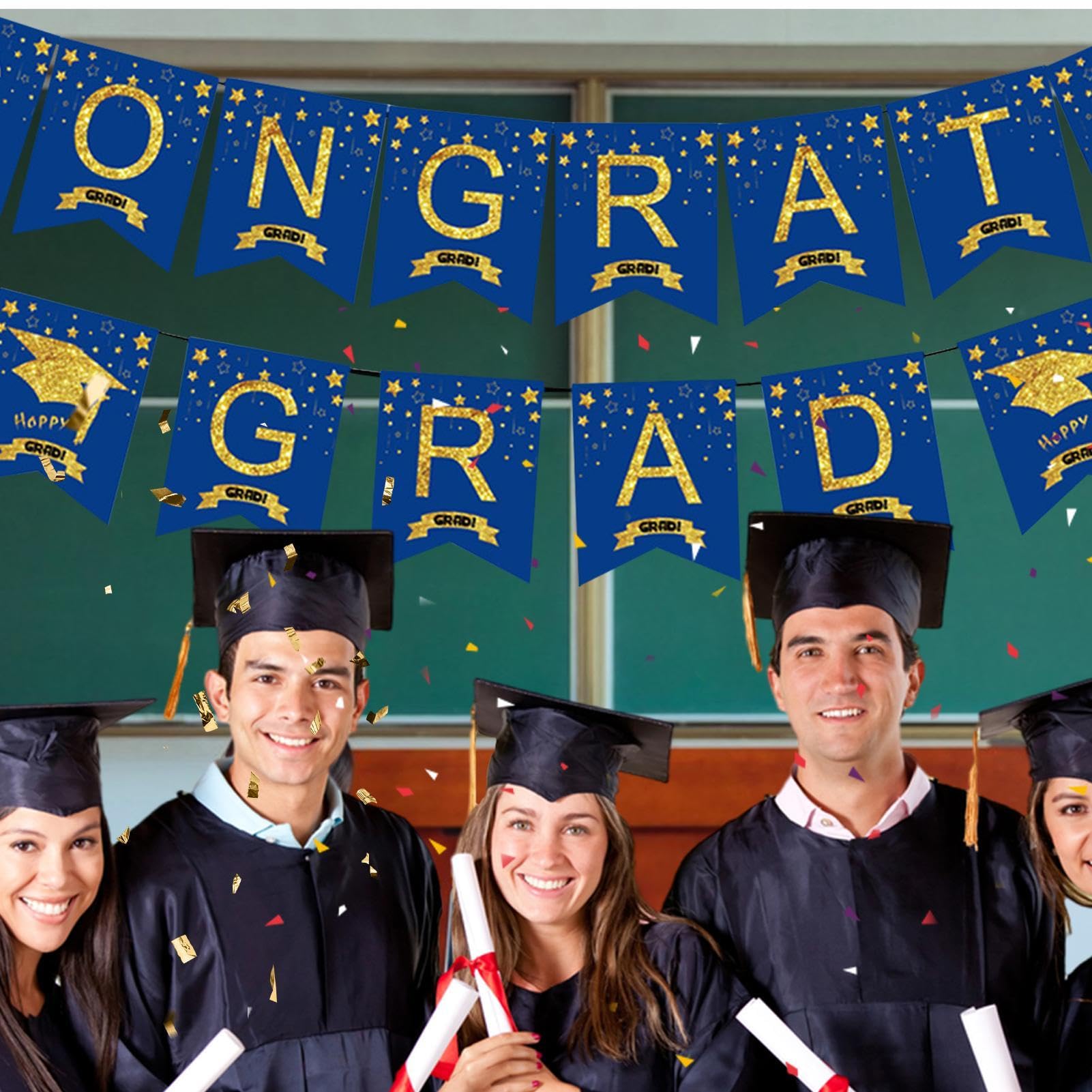Blue Graduation Banners Graduation Banner 2022, Graduation Decoration,