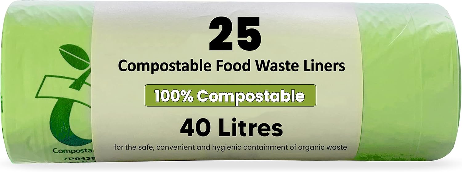 Haya Home 30L 40L liters Eco Green 25 Compostable Biodegradable Food ...
