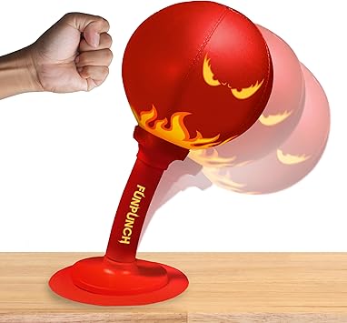 FUNPUNCH Rage Bag - Elite Boxing Training Mini Punching Bag - Suction ...