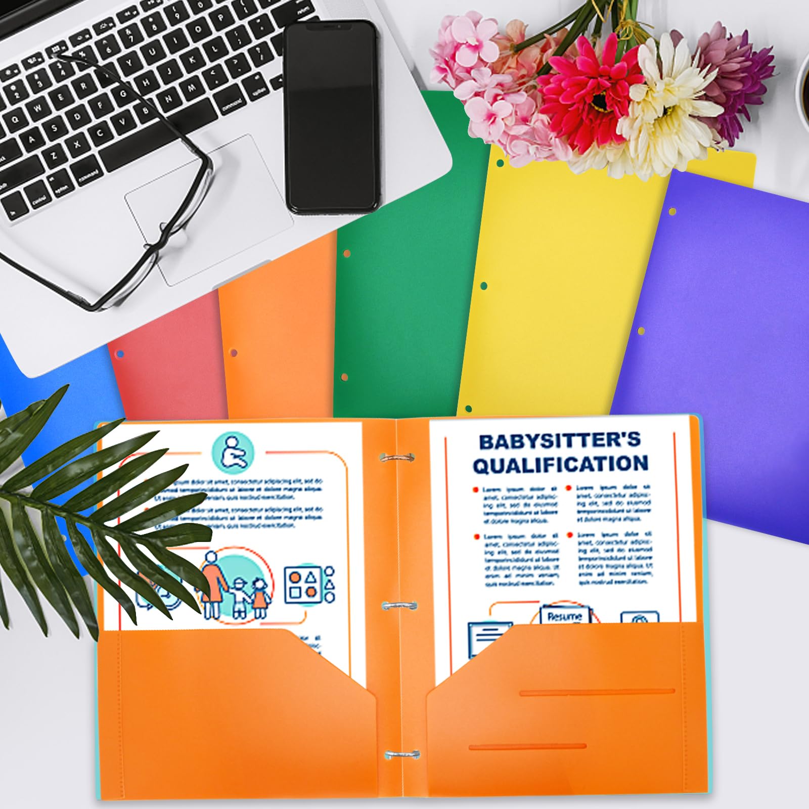 Pochette Classeur A4 Refermable YoeeJob Lot De 30 Pochettes En ...