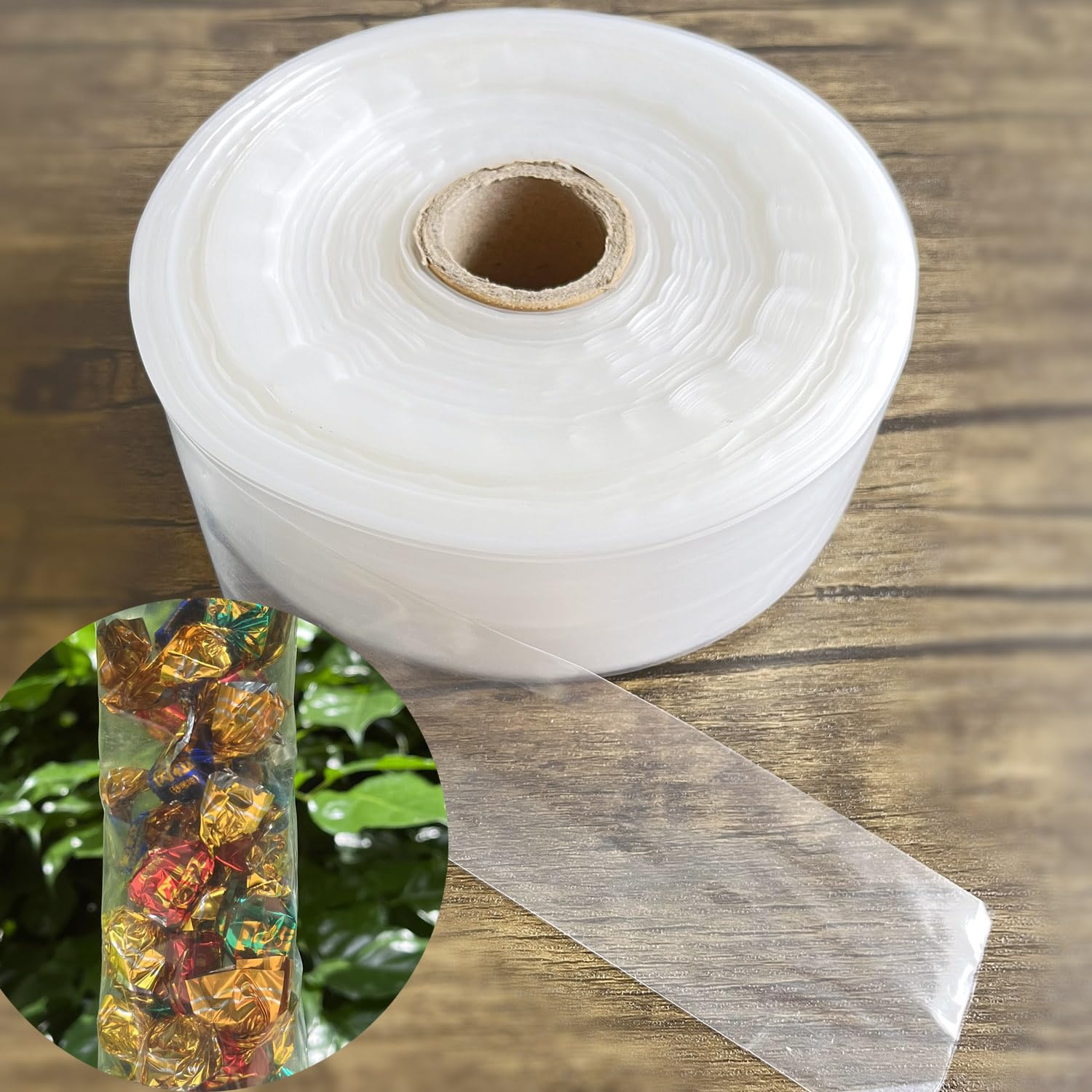 Amazon.com: 2mil Flat Poly Tubing Roll 2 inches×650 Feet,4/6/8/10cm ...