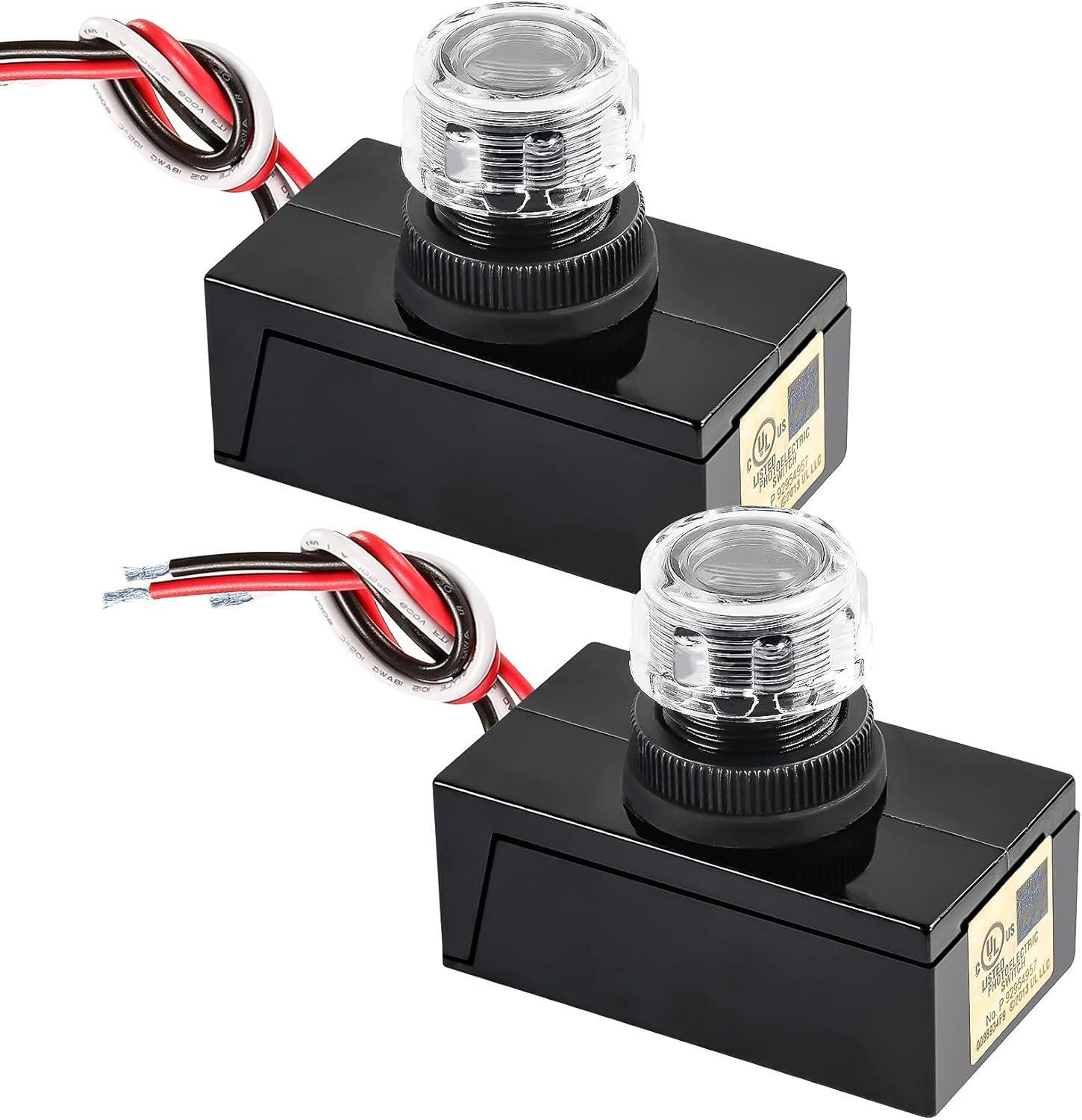 Amazon.com: JSZM 2-Pack Photo Cell Switches Outdoor, 120V Dusk Till ...