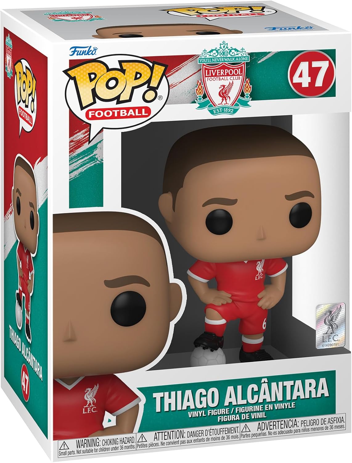 Amazon.com: Funko POP Football: Liverpool - Thiago Alcântara ...