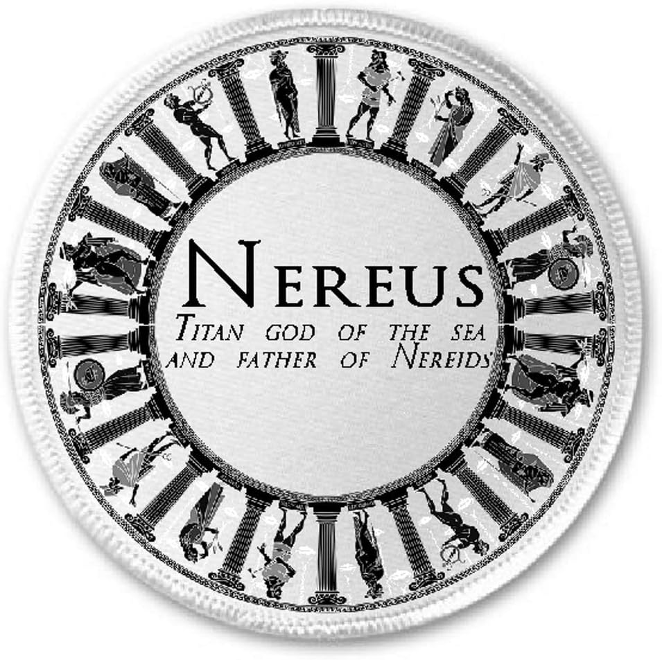 Amazon.com: Nereus Titan God of The Sea - 3" Sew/Iron On Patch ...