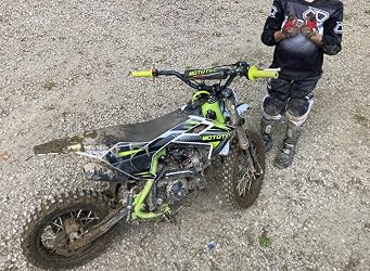 Amazon.com: MotoTec X2 110cc 4-Stroke Gas Dirt Bike Green : Automotive