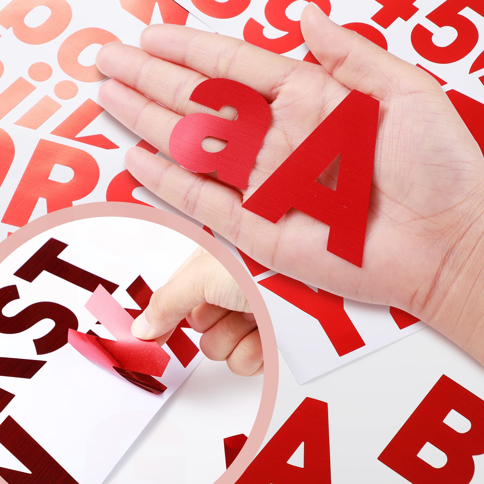 Snapklik.com : Chinco 232 Pieces 24 Sheets Letter Stickers Large ...