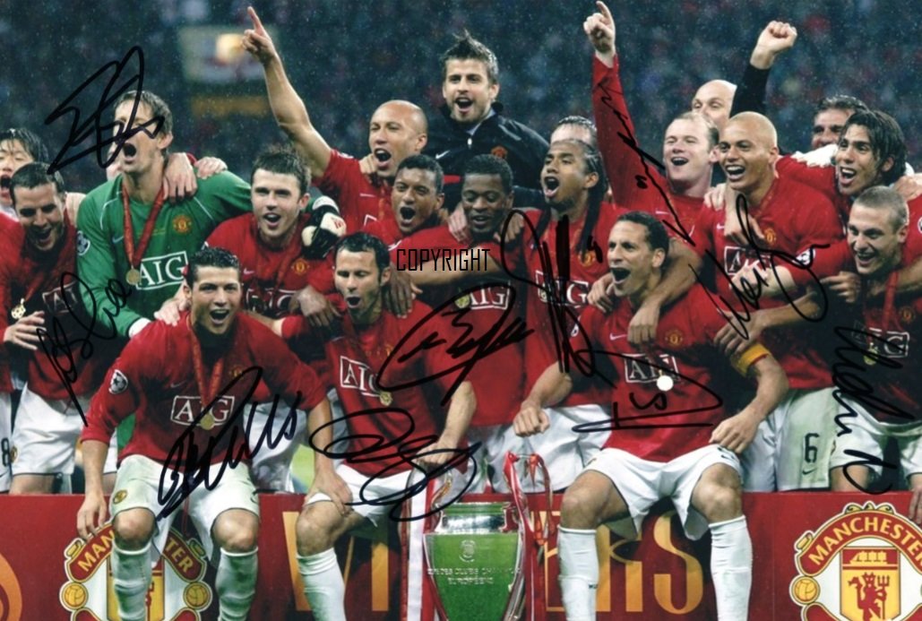 Manchester United 2008 Champions League Winners
