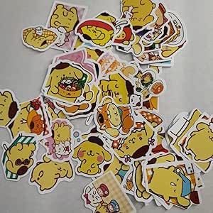 Amazon.co.jp: [New] Pompompurin 60 Sheet Set Sticker Pack Sticker 5a ...