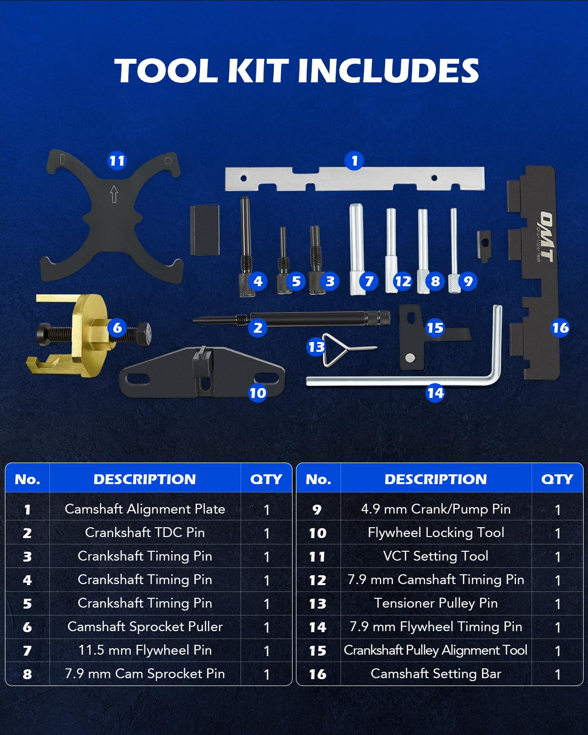 Snapklik.com : Orion Motor Tech Timing Tool Kit Compatible