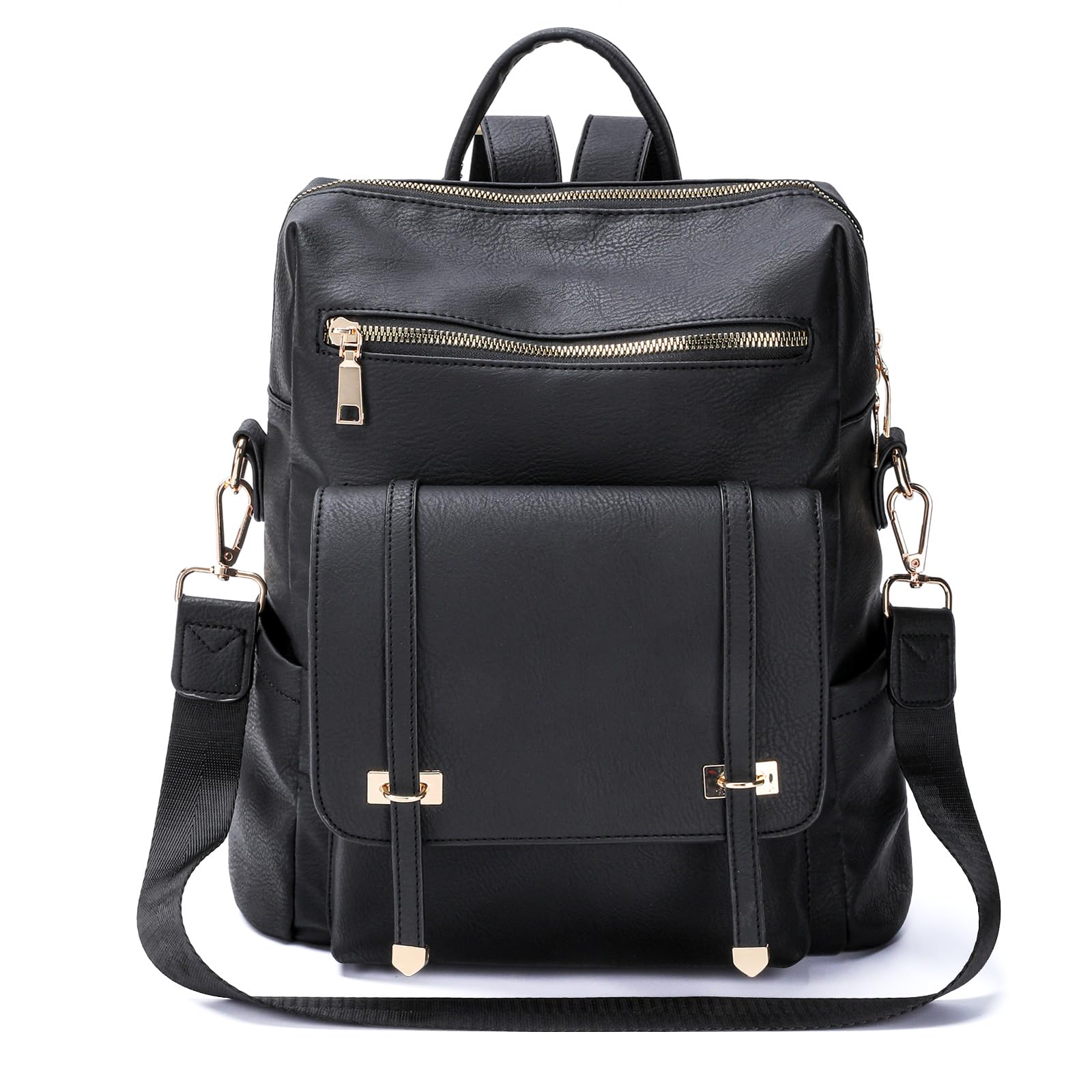 Amazon.com: PINCNEL Backpack Purse for Women, PU Leather Designer ...