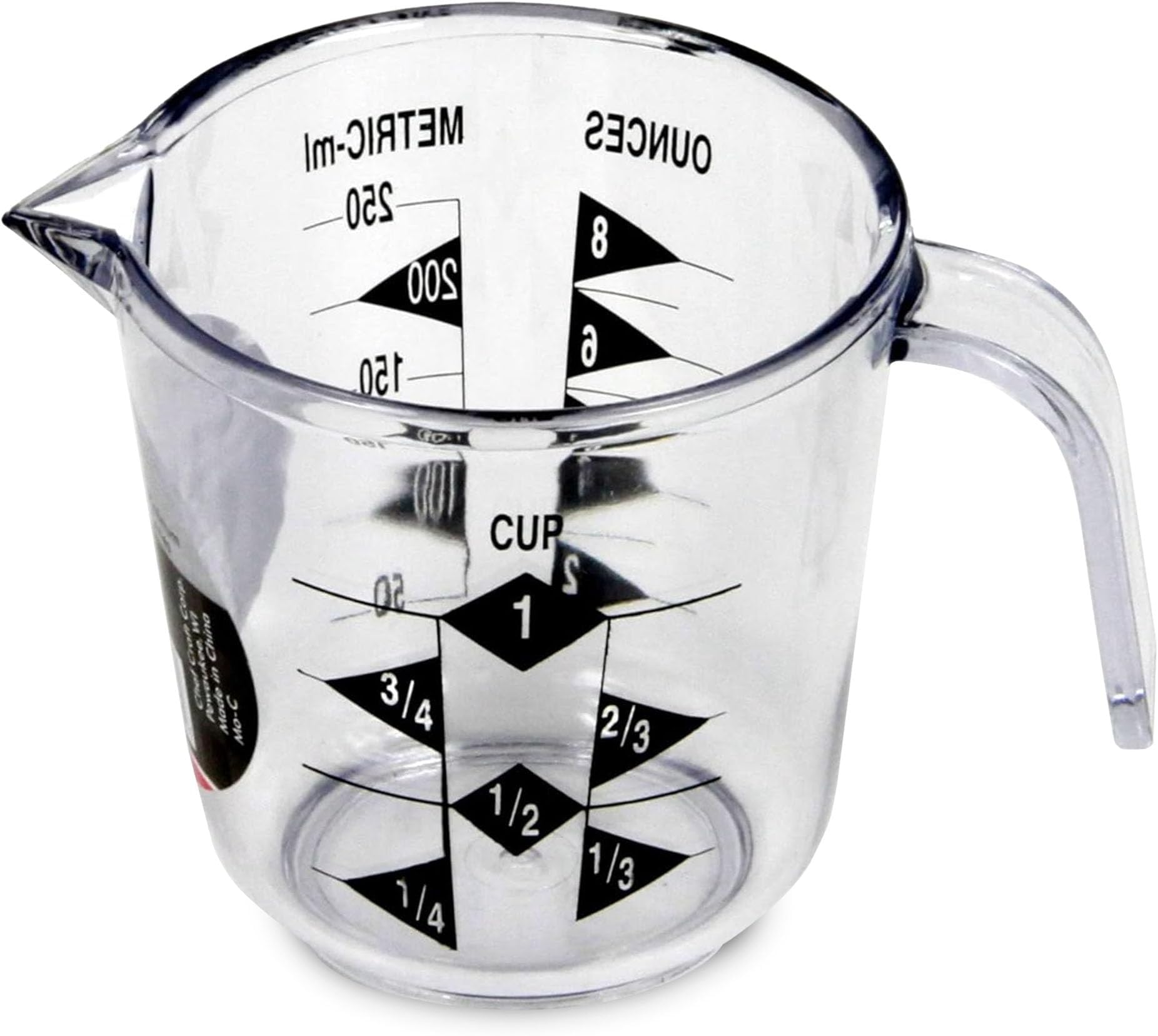 Amazon.com: uxcell Kitchen Lab 200mL Plastic Measuring Cup Jug Pour ...