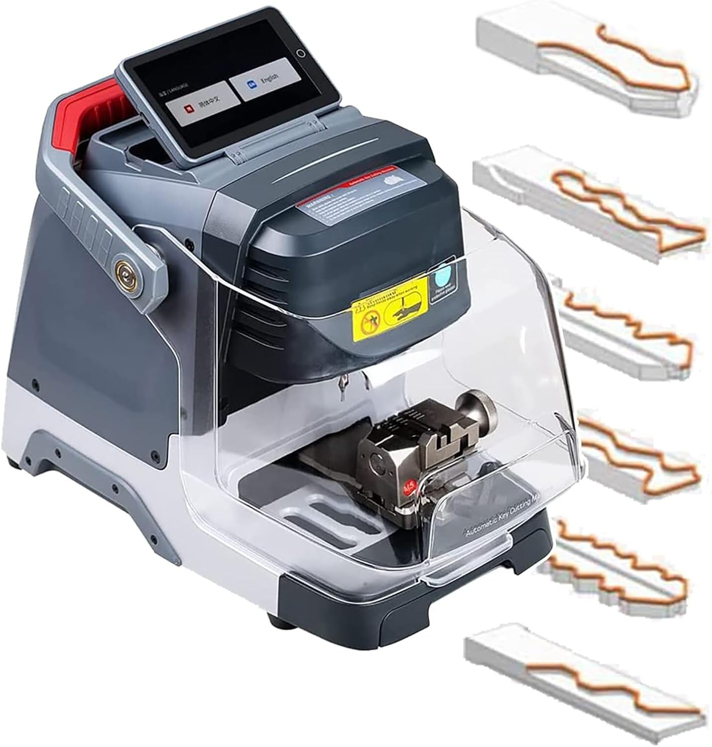 XARONF Automatic Key Cutting Machine, App Control (Bluetooth ...