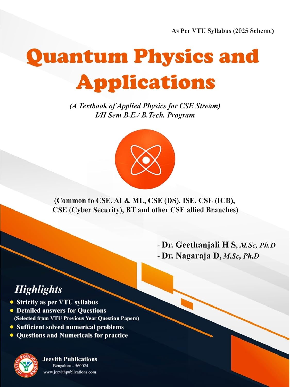 Buy Quantum Physics and Applications | A Textbook Of Applied Physics for CSE Stream| I/II Sem B ...