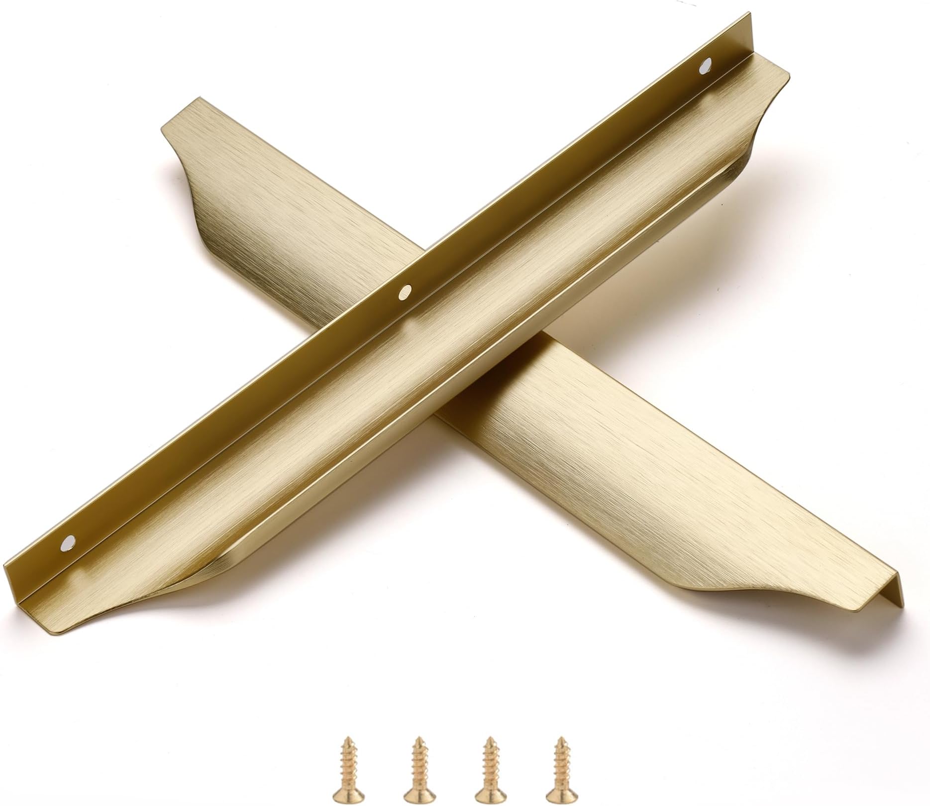 Satanga Edge Finger Pulls for Cabinet Kitchen Drawer knobs Low Profile ...