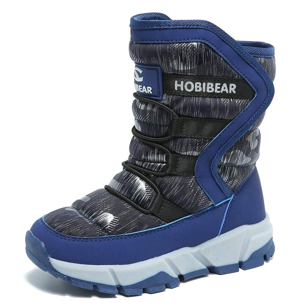 Boys Girls Snow Boots Winter Waterproof Slip Resistant Cold Weather 5261