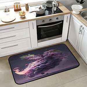 Amazon.com: Kitchen Rug Fresh Grape Kitchen Floor Mats Bath Rug Runner ...