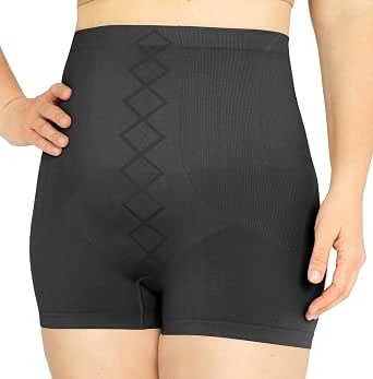 Instant Shaping womens 2 Pack High Waist Seamless Boyshort Shaper at ...