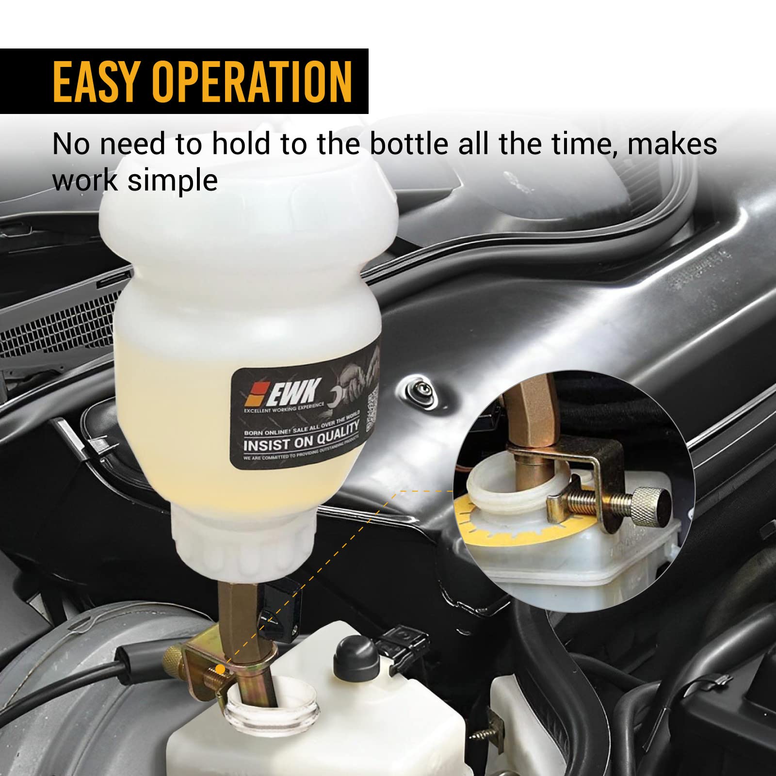 Snapklik.com : 23 Pcs 2L Pneumatic Vacuum Brake Fluid Bleeder Extractor ...