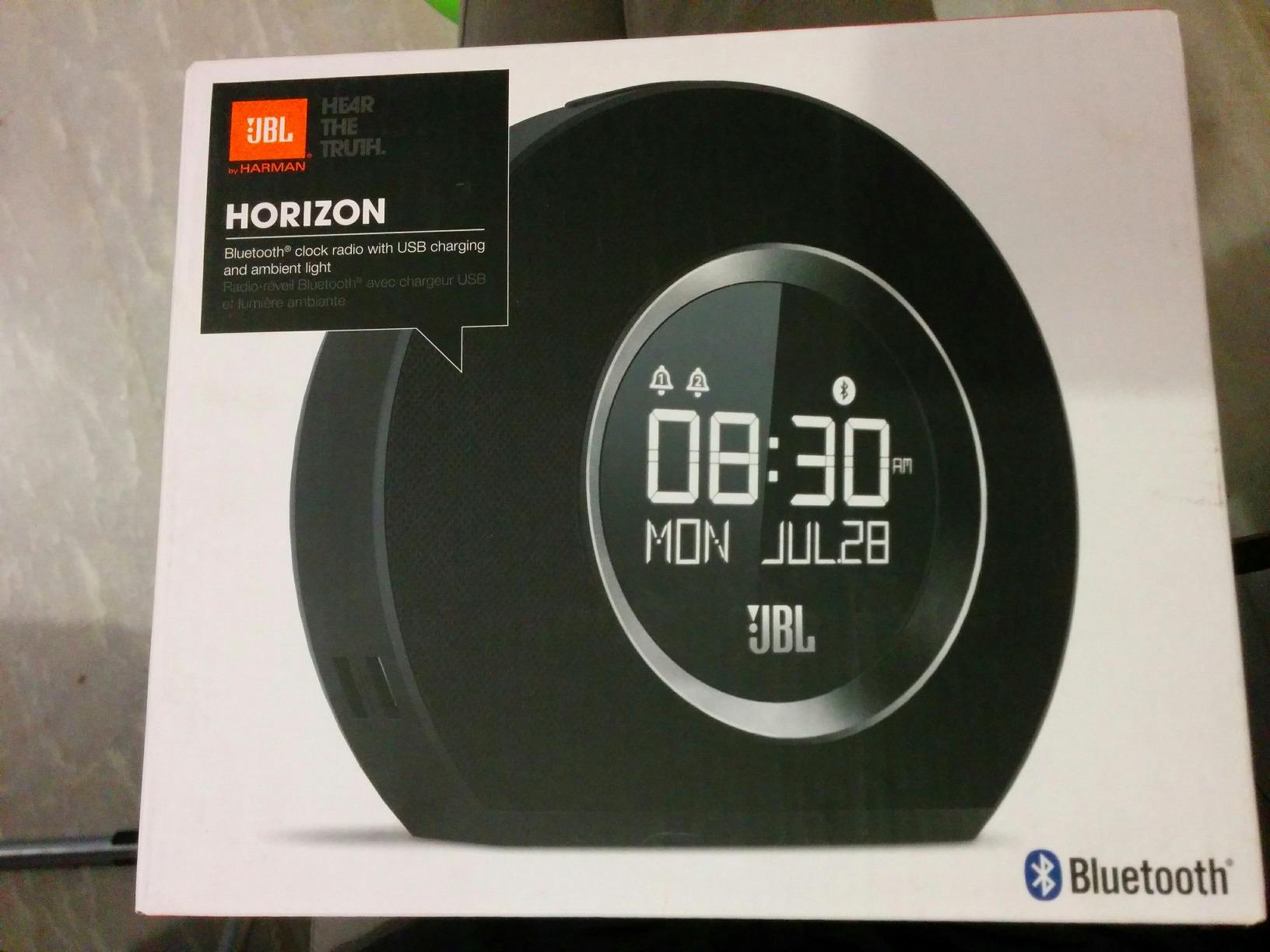 Amazon.in: Buy JBL Horizon Bluetooth Clock Radio with USB Charging and ...