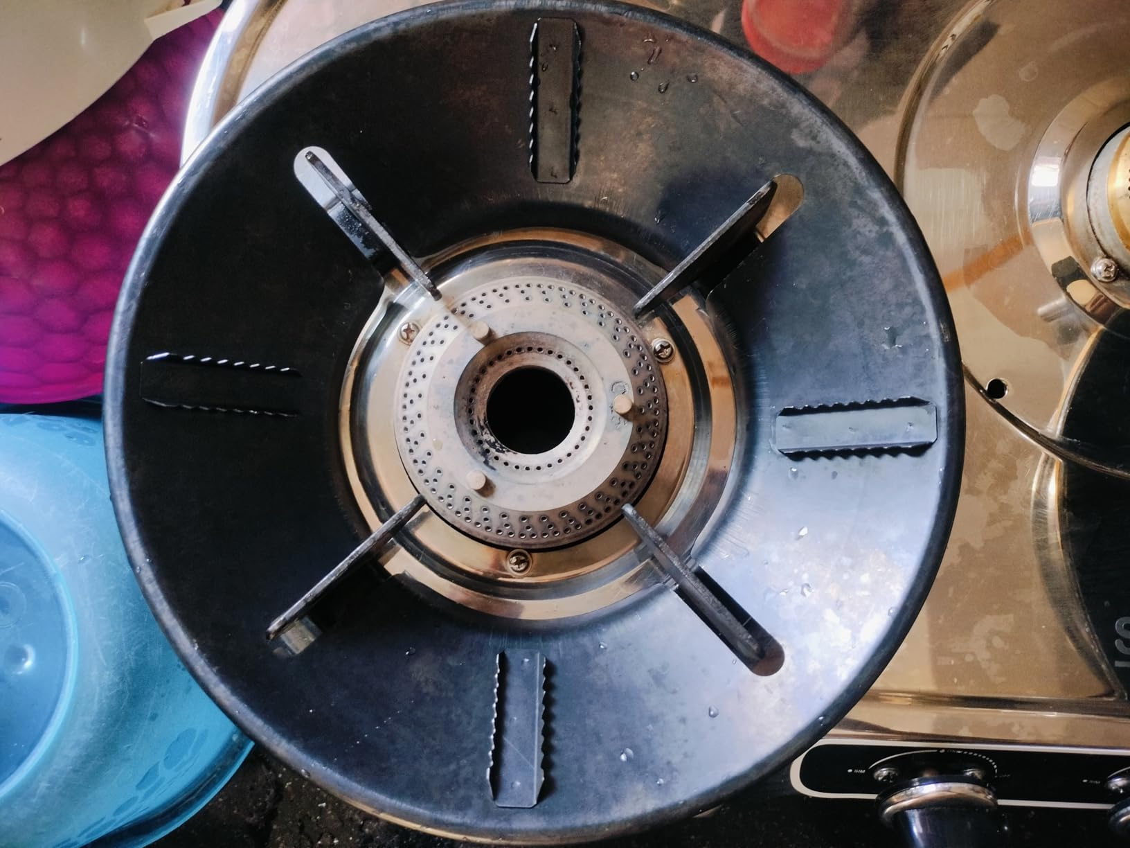 HomeWiz Black Gas Saver Burner Stand Gas Chula Burner Gas Saver Stand ...