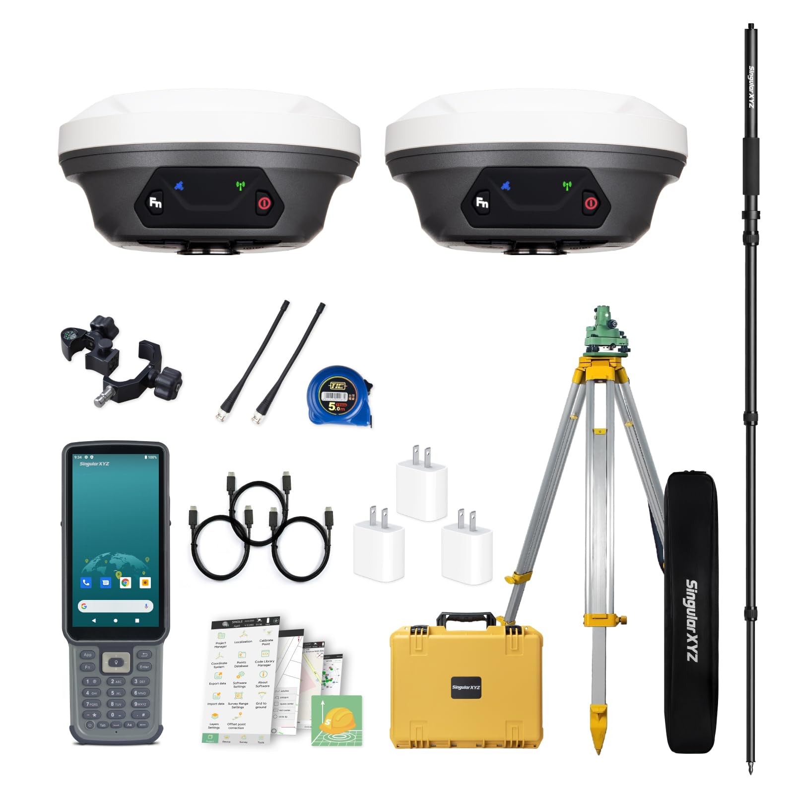 Buy E1 RTK GNSS Survey Equipment GPS Receiver with IMU Rover & Base ...