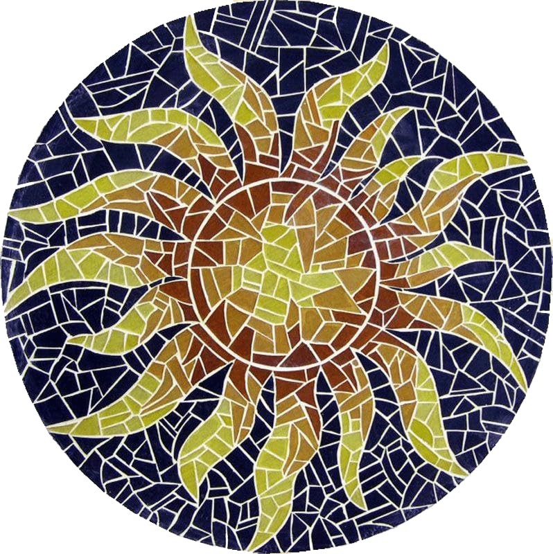 Patrones De Mosaicos Fáciles Sol Imágenes De Mosaico Sol Descarga