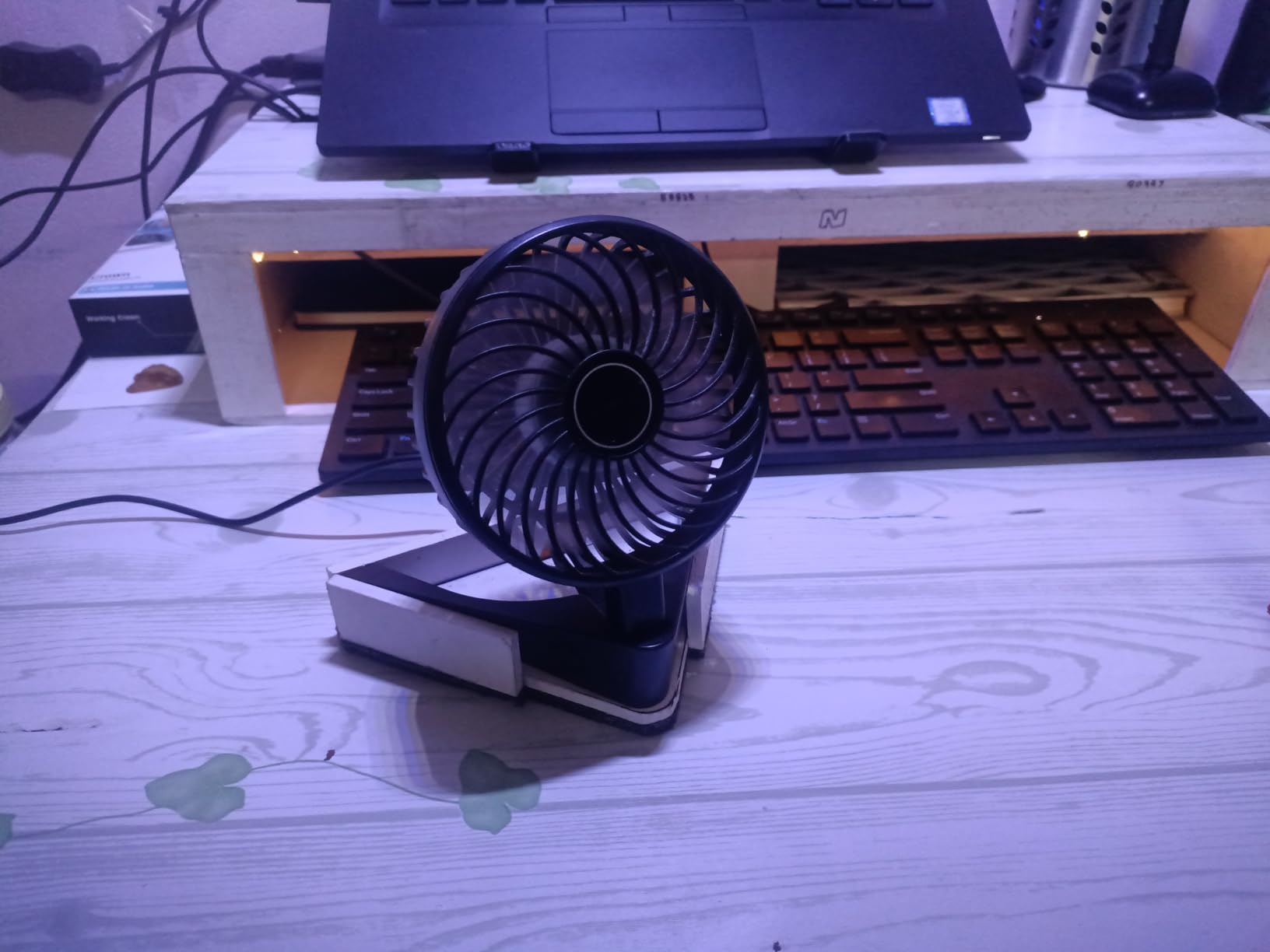 TechPride Mini USB Fan, USB Fan for Office Desk, Mini Table Fan, 3 ...