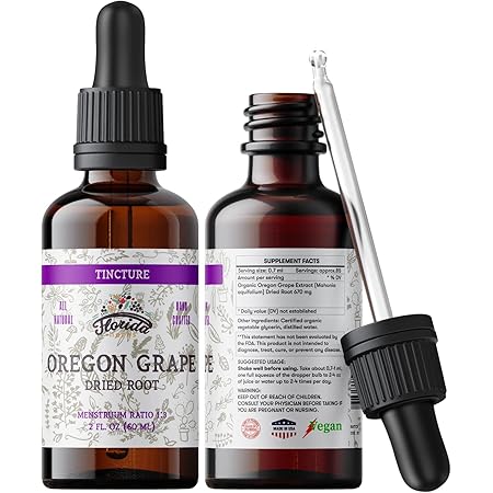 Amazon.com: Oregon Grape Alcohol-Free Liquid Extract, Oregon Grape ...