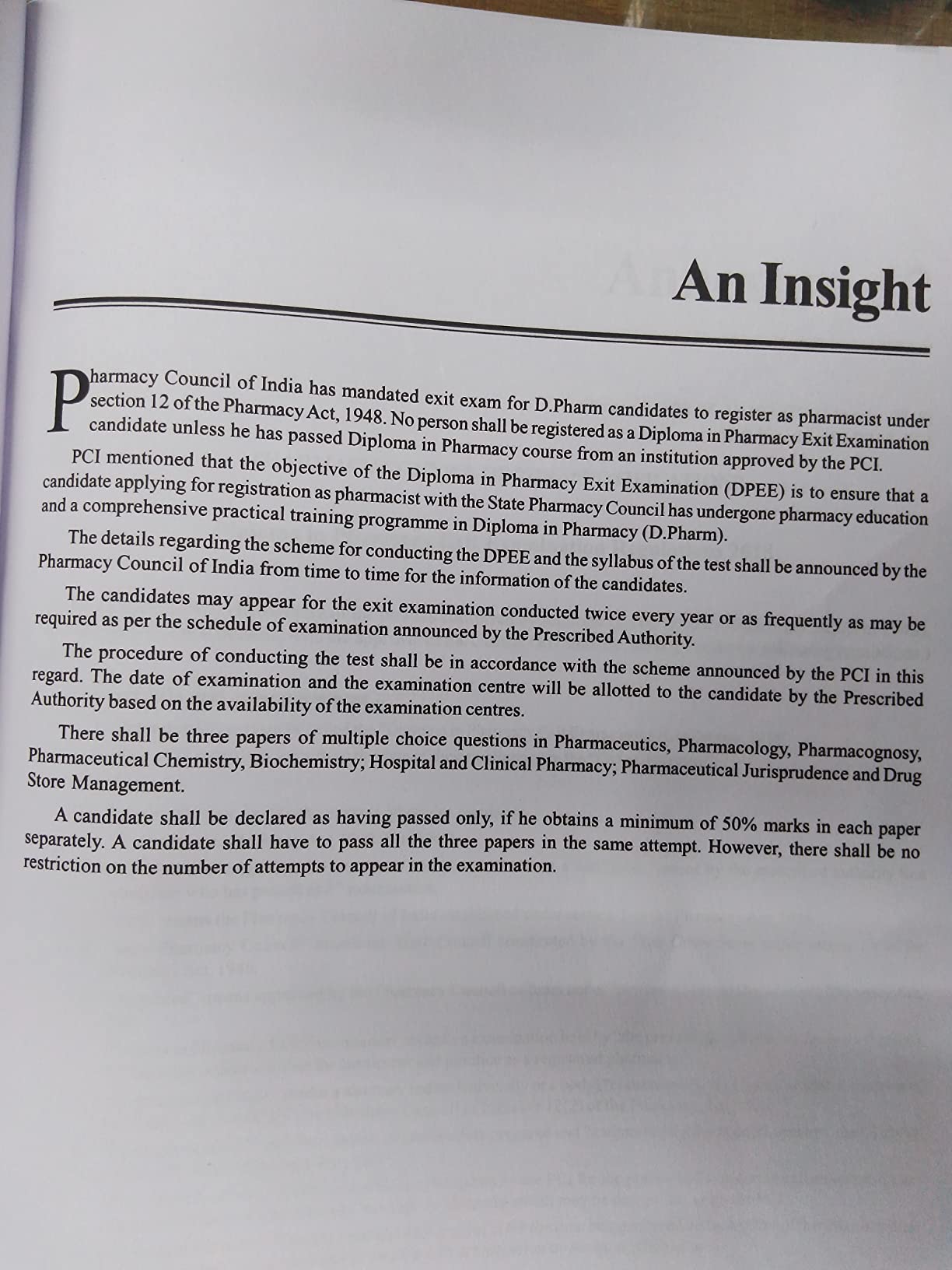 Buy Diploma Pharmacy Model Solved Papers For Exit Examination (DPEE ...