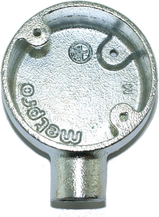 Terminal Metal Conduit Box (Stop End Box) 20mm Galvanised | METPRO ...