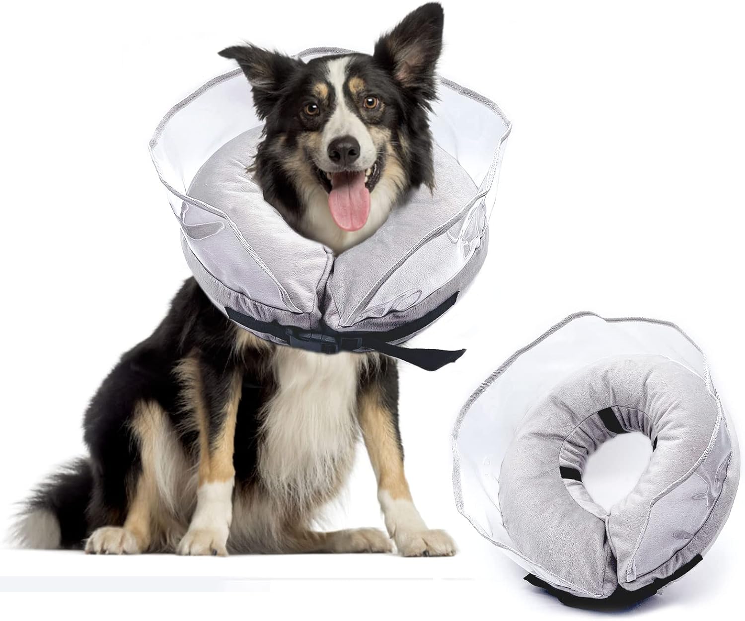 Amazon.com : kathson Inflatable Dog Cone Collar,Dog Donut Collar with ...
