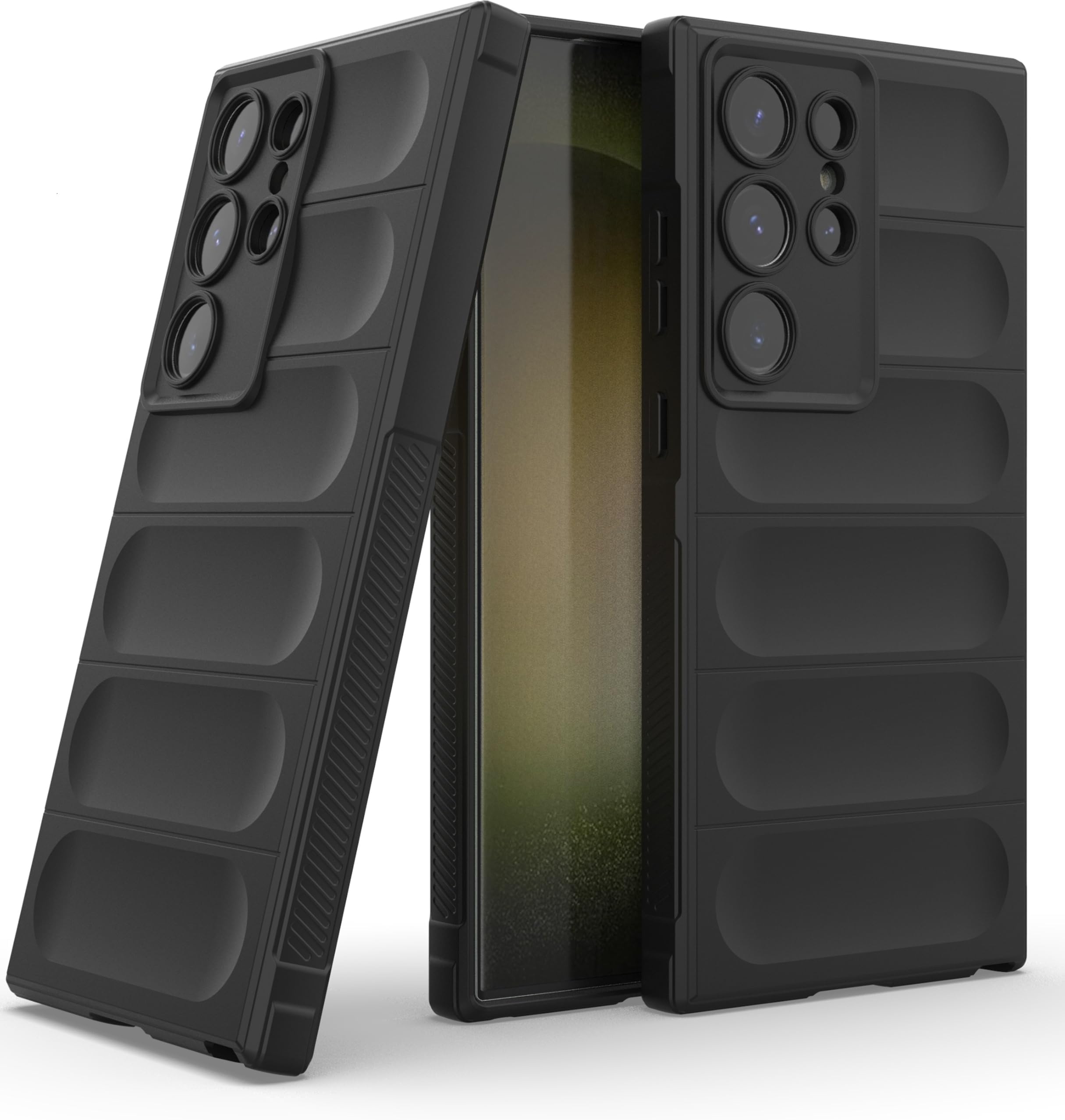 SPAZY CASE® Samsung Galaxy S25 Ultra Back Cover | Rubber Case with Soft Silicone + Smooth ...