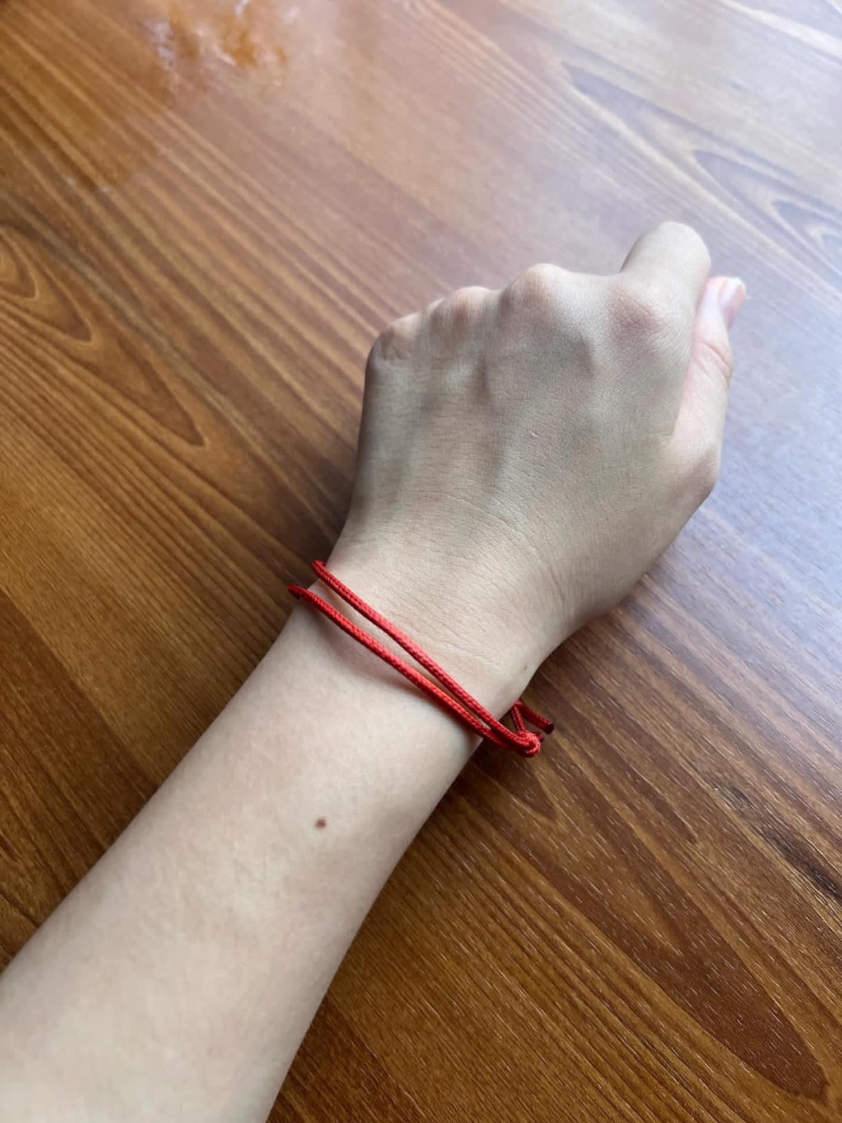 Amazon.com: DECEMBER68 Handmade Adjustable Kabbalah Red string Bracelet ...