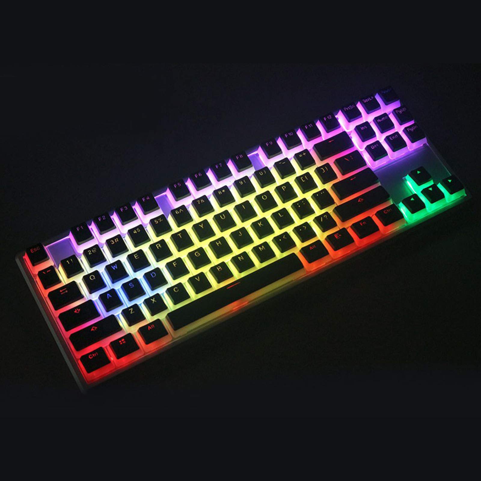 RK ROYAL KLUDGE 112 Double Shot PBT Pudding Keycaps, OEM Profile ANSI ...