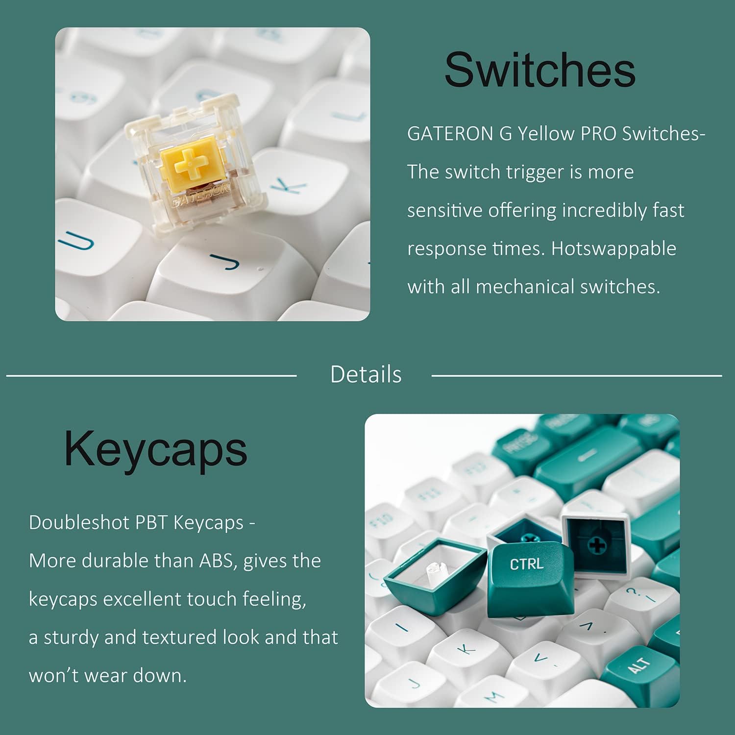 ONE METER 75 Wireless Mechanical Keyboard Hot Swappable Mechanical ...