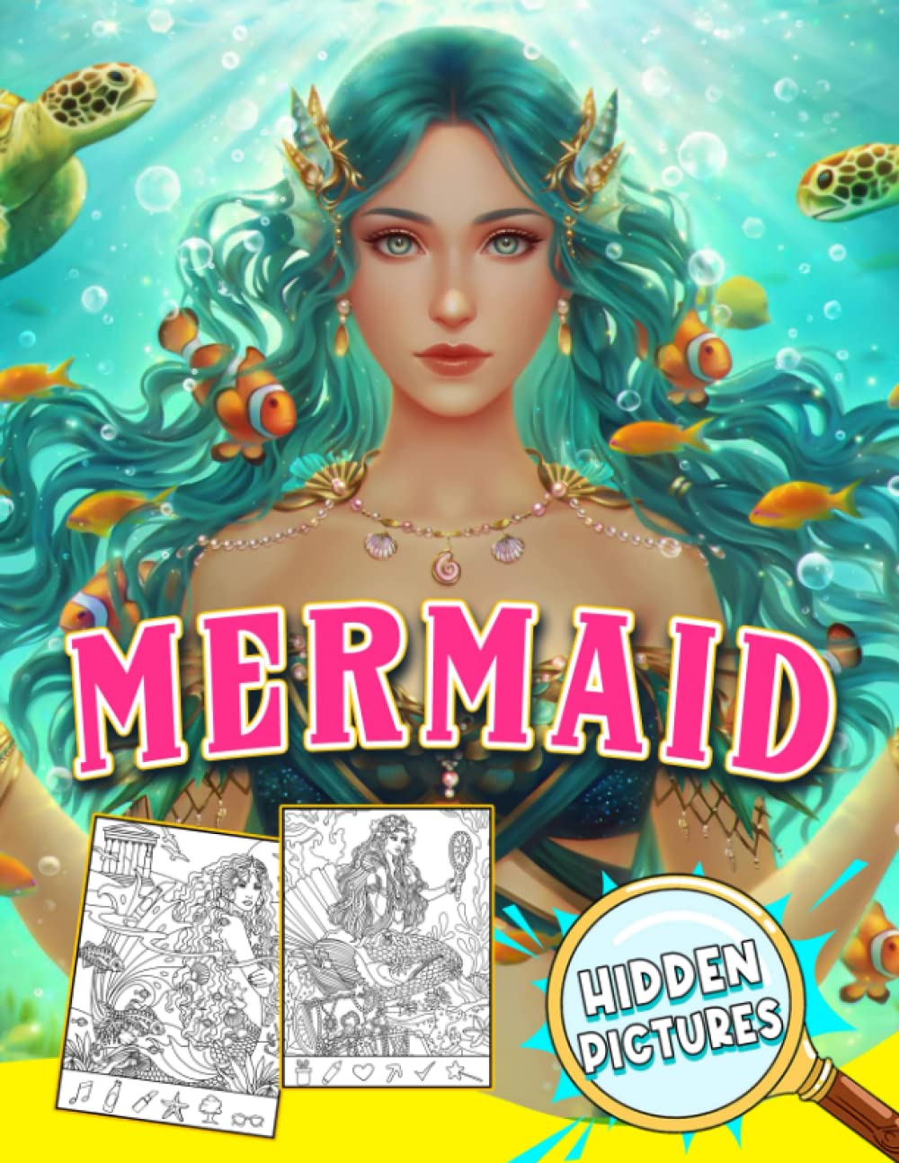 Mermaid Hidden Pictures: Mermaid Lover's Search and Find Adventure ...