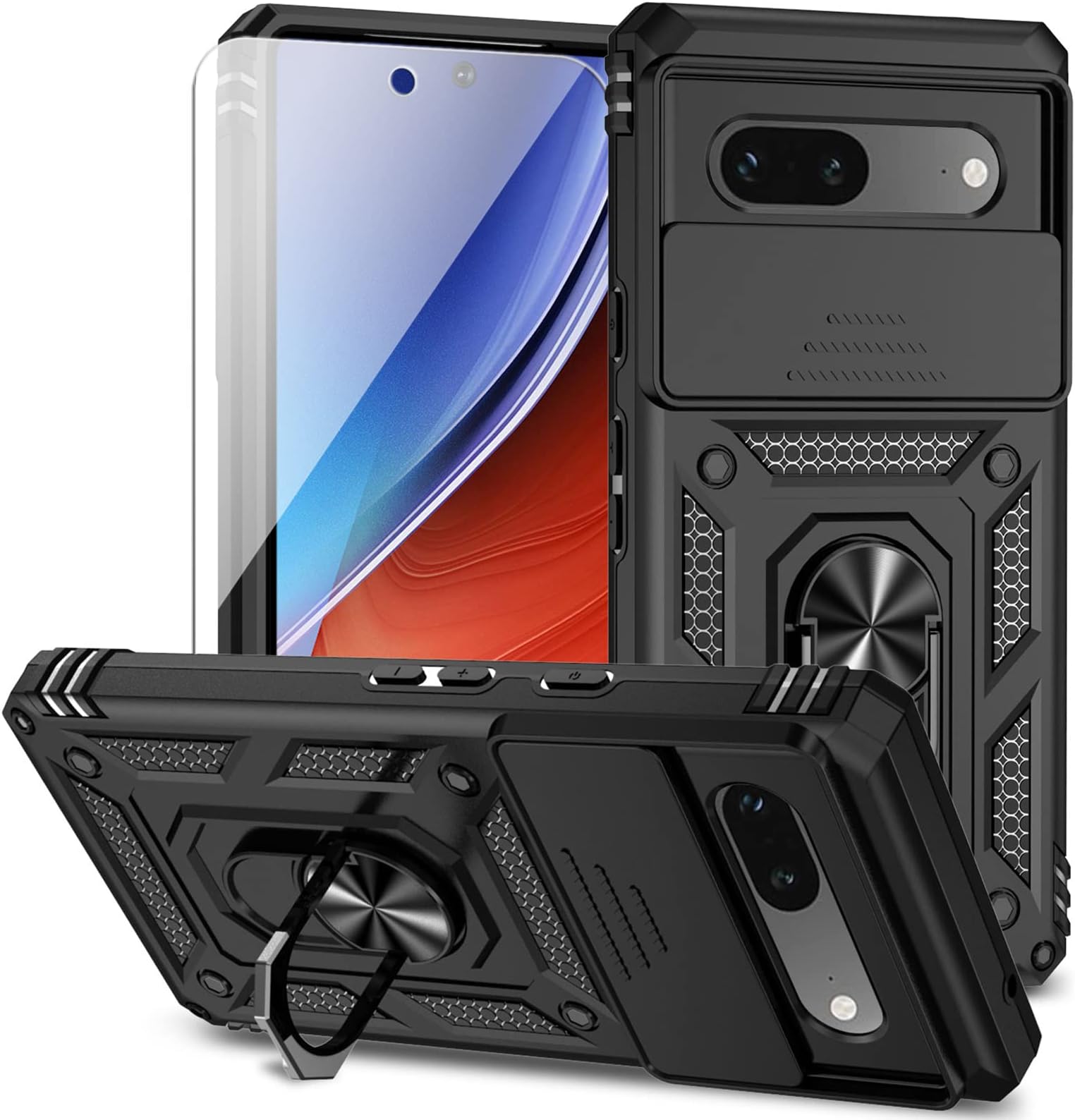 Amazon.com: for Google Pixel 9 Pro XL Case with Slide Camera Cover HD ...