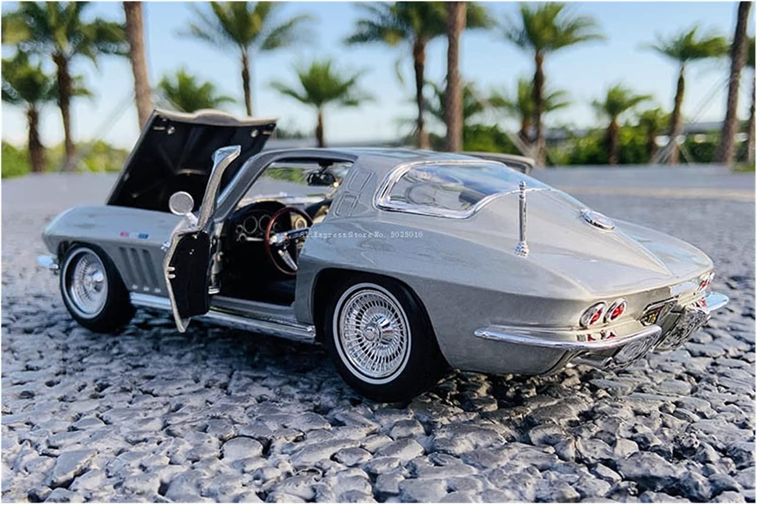 Vehículo a escala original para Chevrolet Corvette 1, 18, 1965, modelo ...