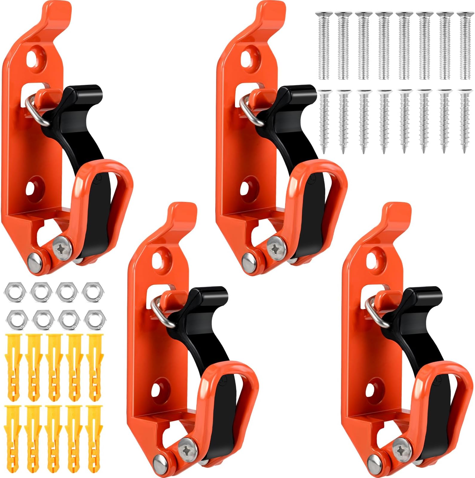 Saillong Shovel Mount for Roof Rack, Metal Rubber Clamps, Wall Mounting ...