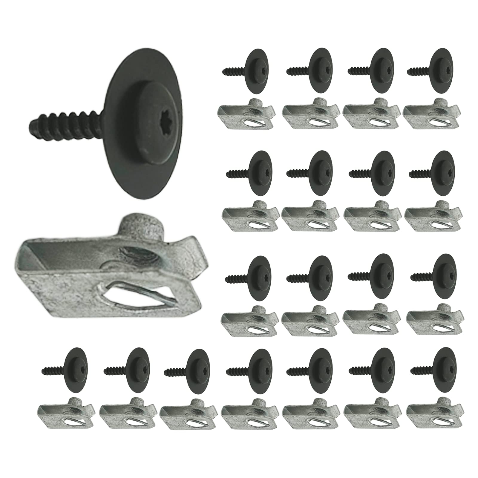 Snapklik.com : 20 Pack Upgraded Automotive Fender Liner Wheel Splash ...