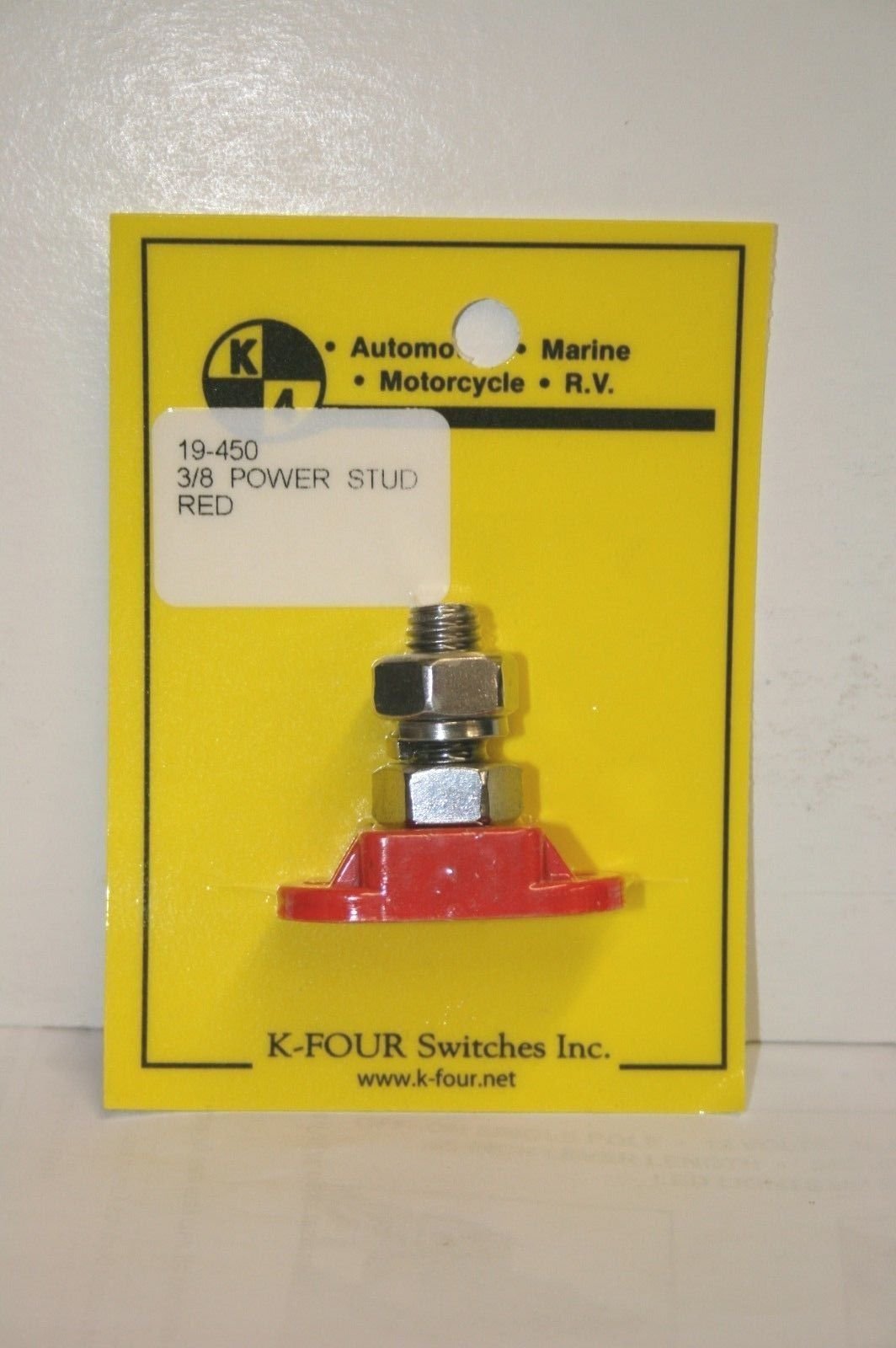 Amazon.com: Red Power Stud With Single 3/8 Inch Stud For Remote Battery ...