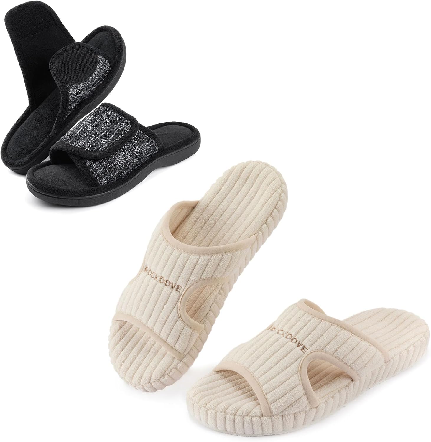 Amazon.com | RockDove Set of 2 Pairs - Women's Adjustable Memory Foam ...